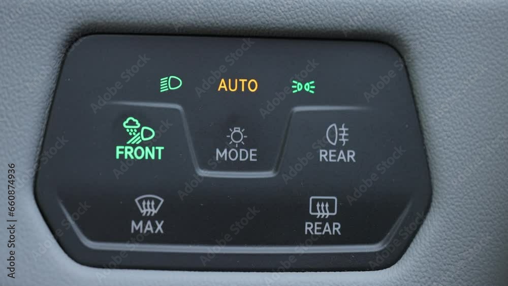 Headlight switch, fog lights, automatic control of switching on and off ...