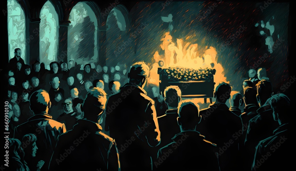 funeral rites old funeral rites very dark tragic image everyone ...