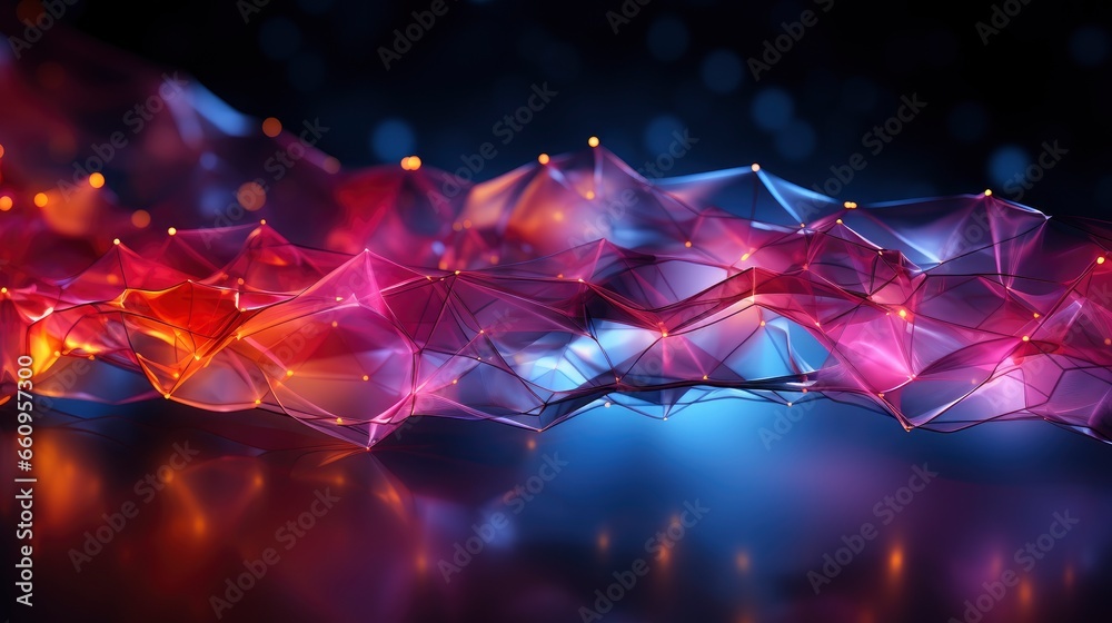 Gradient futuristic background with connection, Background Image ...