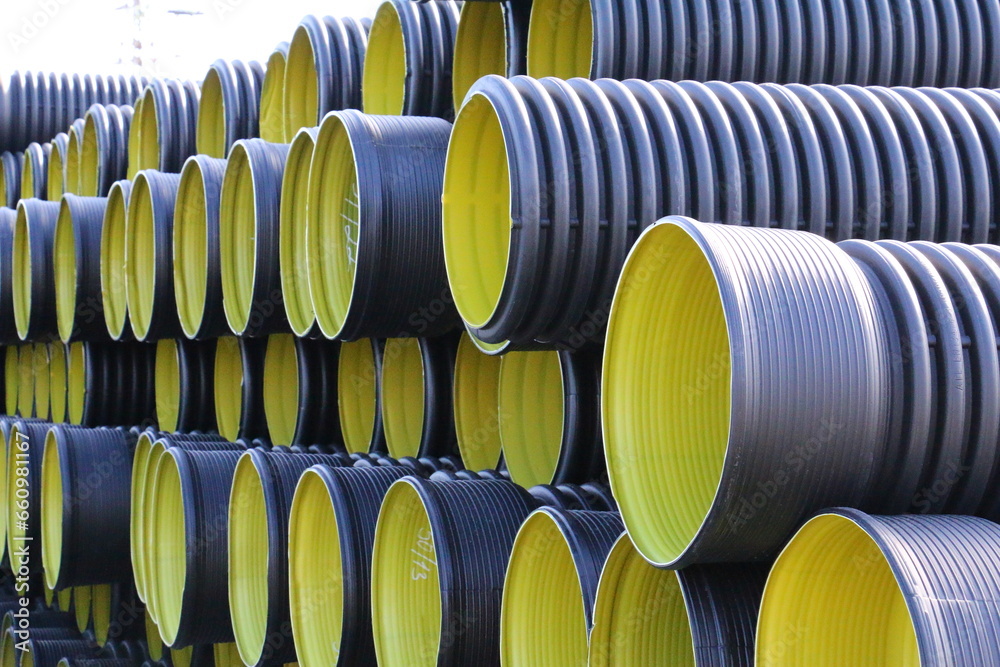 HDPE Corrugated Pipe, HDPE Pipes Manufacturers, HDPE DWC Yellow pipes ...