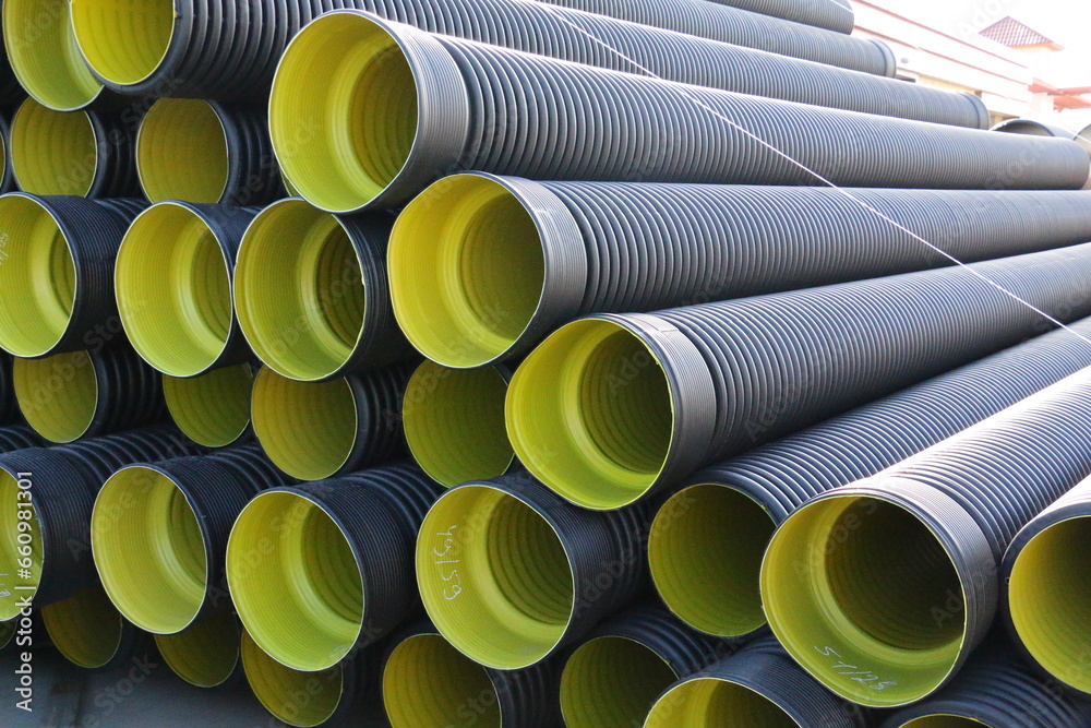 HDPE Corrugated Pipe, HDPE Pipes Manufacturers, HDPE DWC Yellow pipes ...