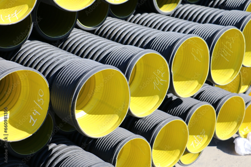 HDPE Corrugated Pipe, HDPE Pipes Manufacturers, HDPE DWC Yellow pipes ...