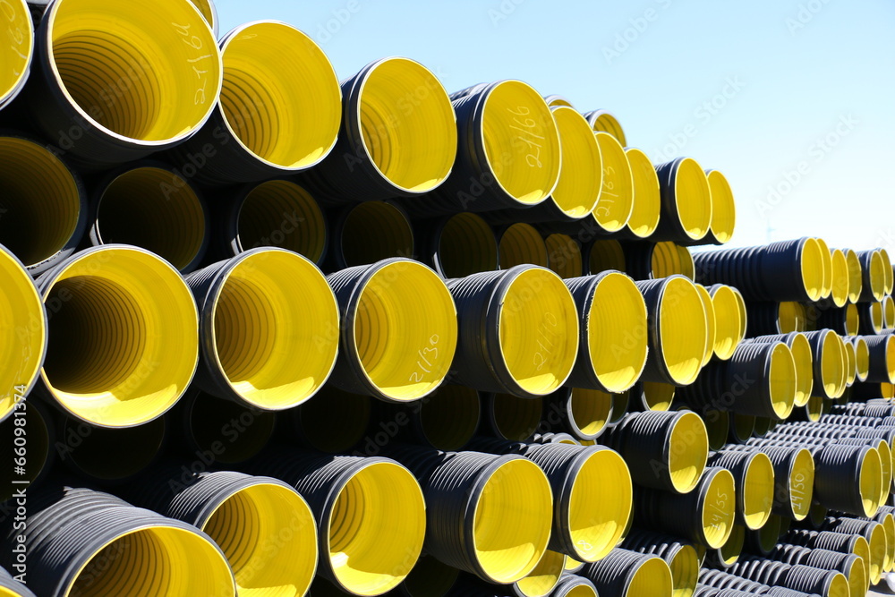 HDPE Corrugated Pipe, HDPE Pipes Manufacturers, HDPE DWC Yellow pipes ...