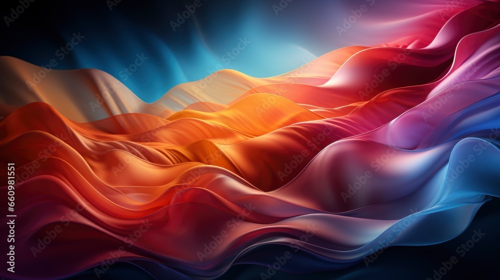 Gradient particle wave background, Background Image,Desktop Wallpaper ...