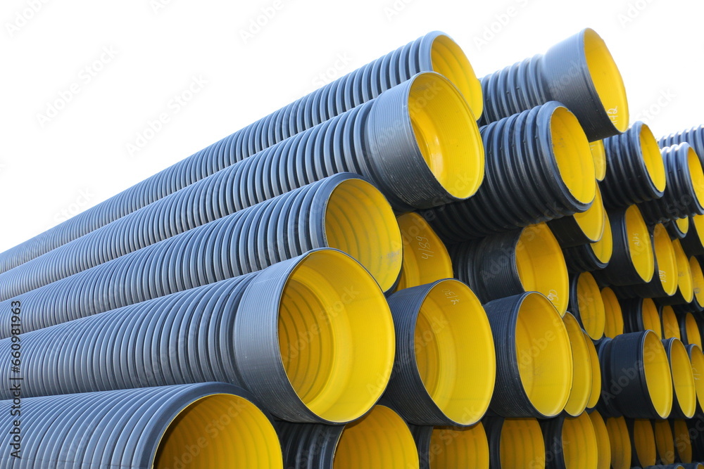 HDPE Corrugated Pipe, HDPE Pipes Manufacturers, HDPE DWC Yellow pipes ...