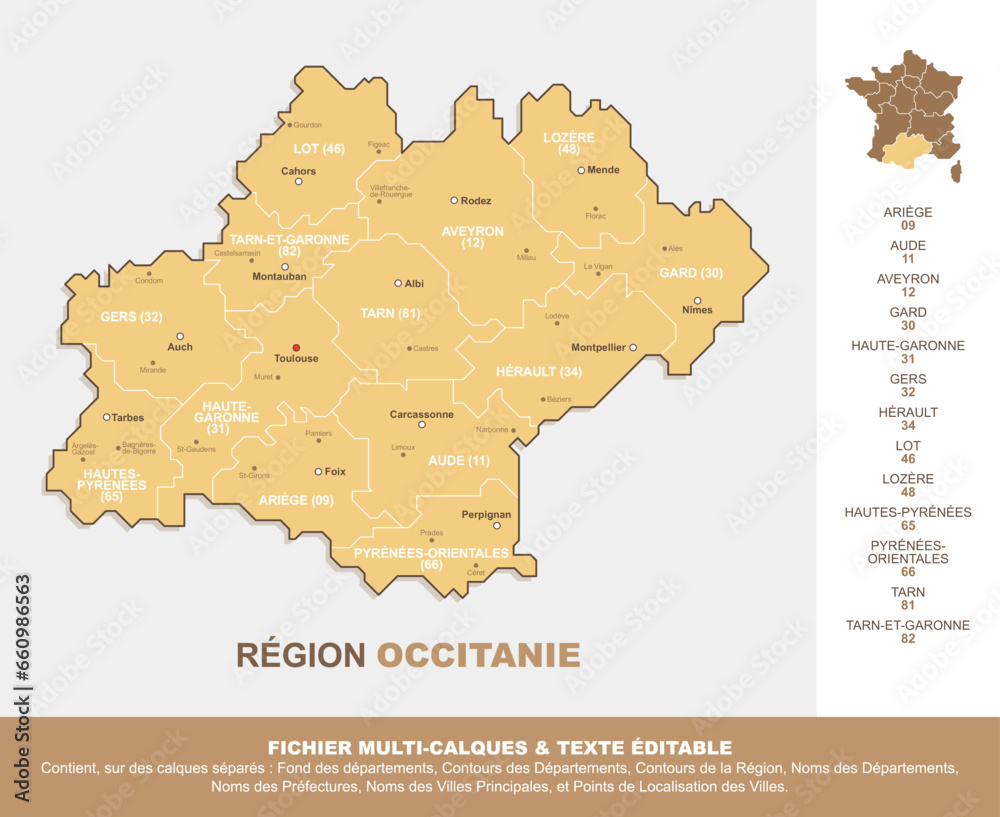 Carte De L’Occitanie 2025 | Route D’Occitanie 2025 Parcours – LCKM