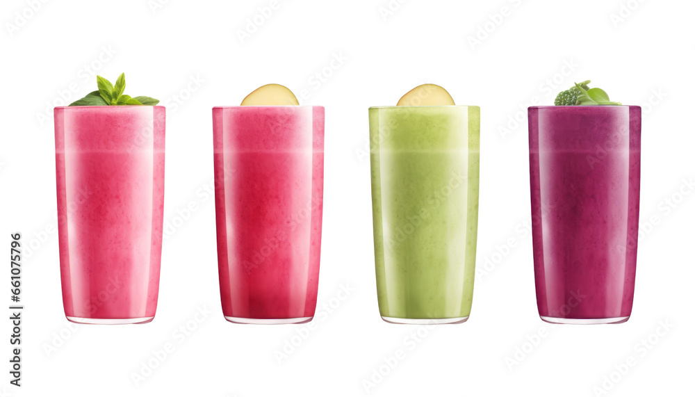 juice in glass isolated on transparent background cutout Stock ...