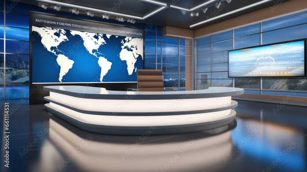 Tv studio. News studio. News studio. The perfect backdrop for any green ...