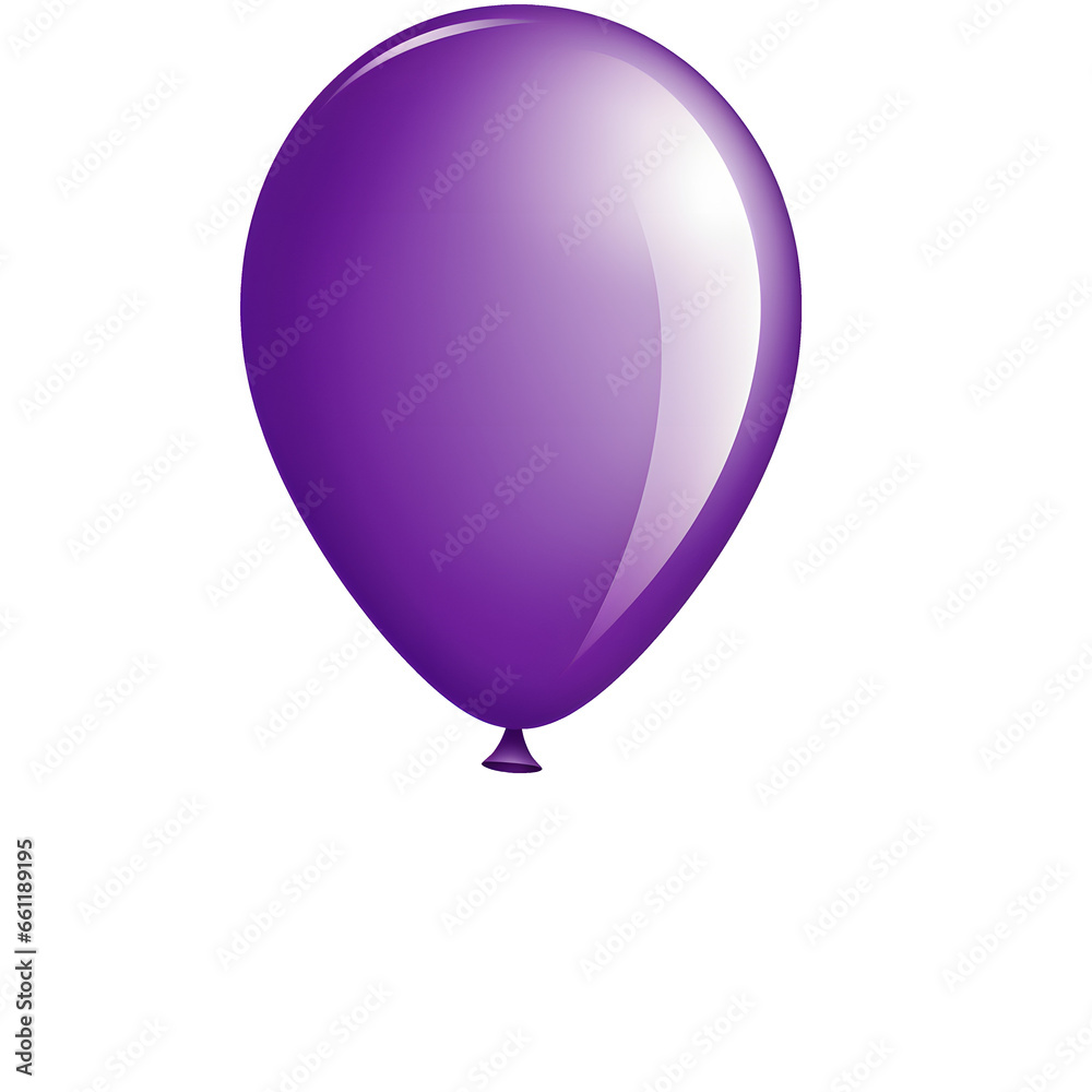 Cartoon Clipart Of A Single Balloon In The Color Purple Birthday Cartoon Clipart Of A Single Balloon In The Color Purple Birthday