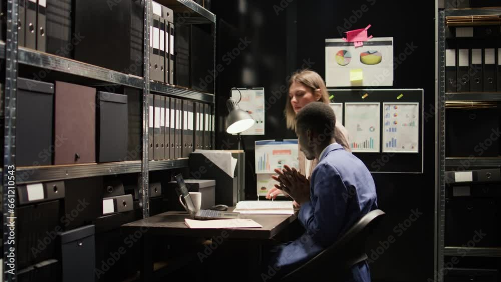 Police officers conduct thorough investigations and review evidence ...