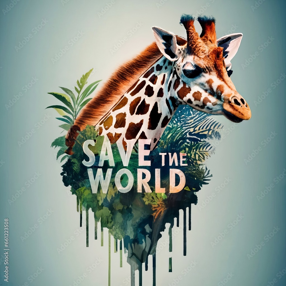 Save the world, endangered animal species. Preserve Earth's ...