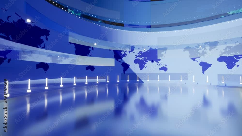 World Map background. news Studio Background for news report and ...