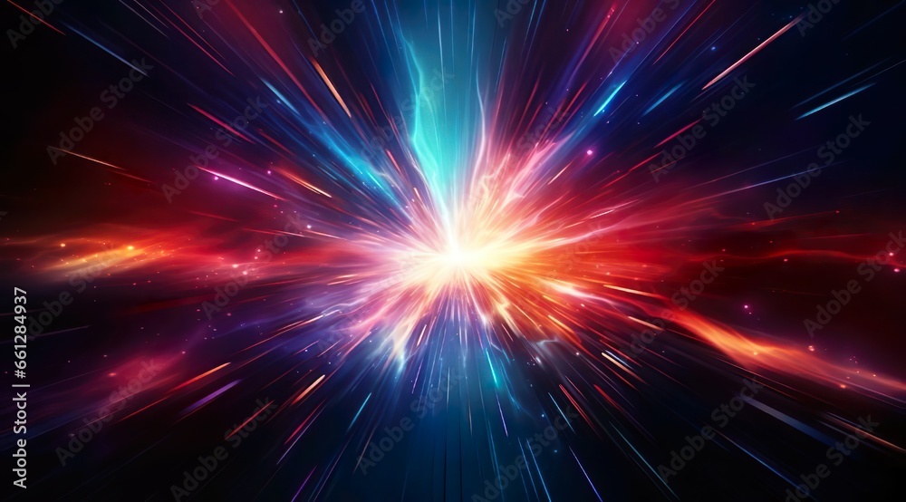 Colorful line spectrum lights effect background. 8k resolution. Best ...