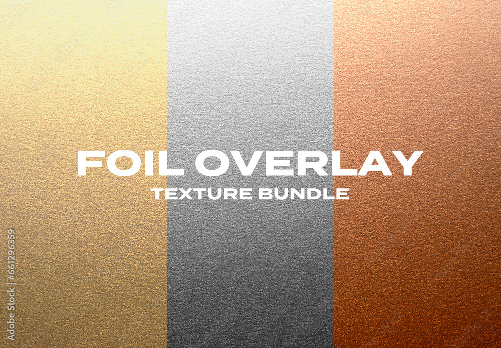 Hot Foil Metal Gold Silver Bronze Paper Overlay Texture Bundle Pack ...