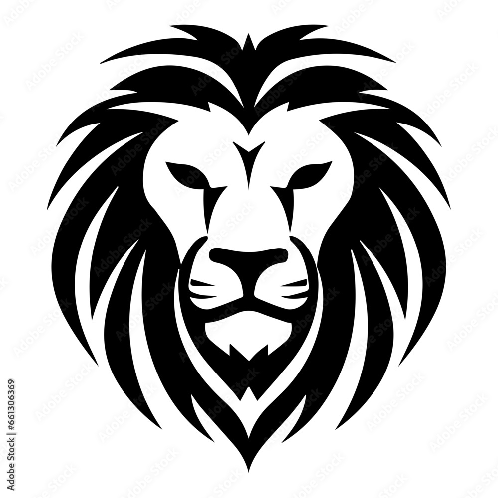 Lion growl head portrait sketch hand drawn engraving style vector ...