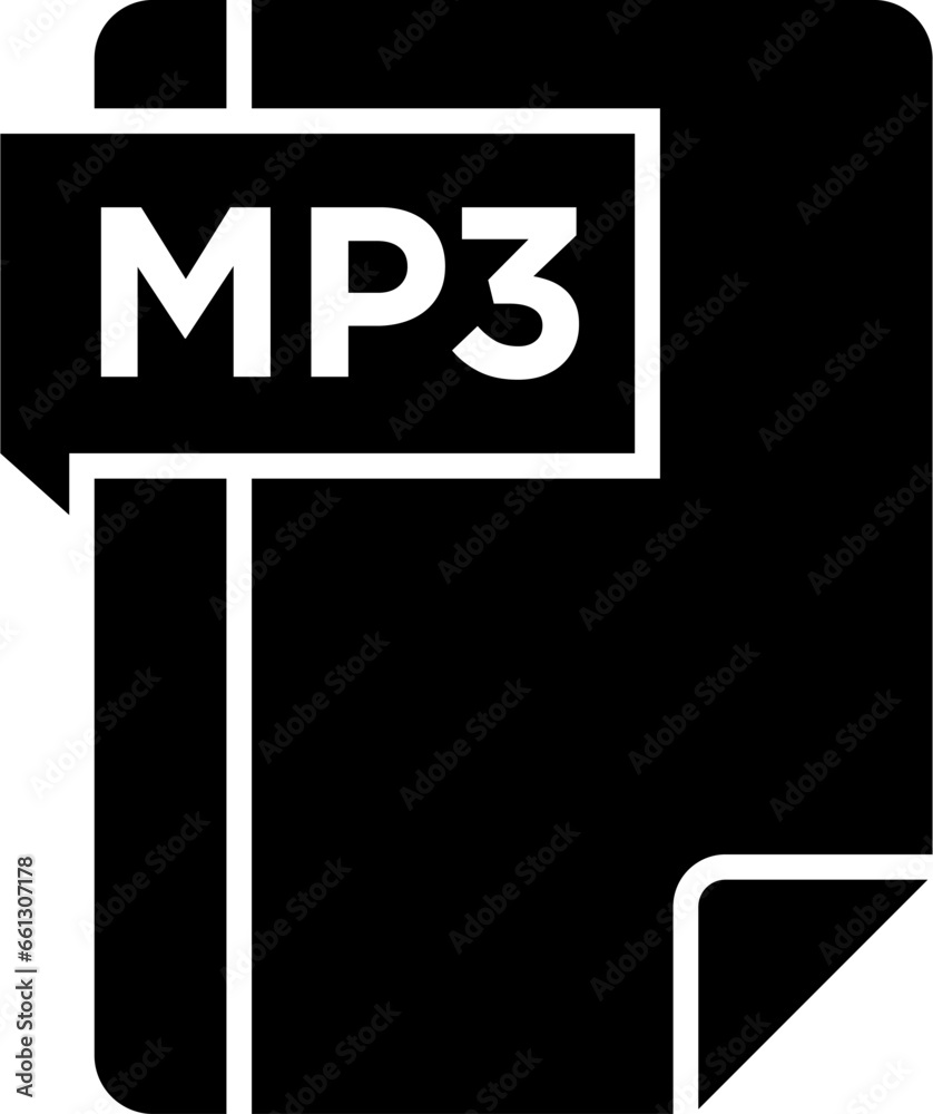 MP3 Icon symbols pictograms design elements visual representations ...