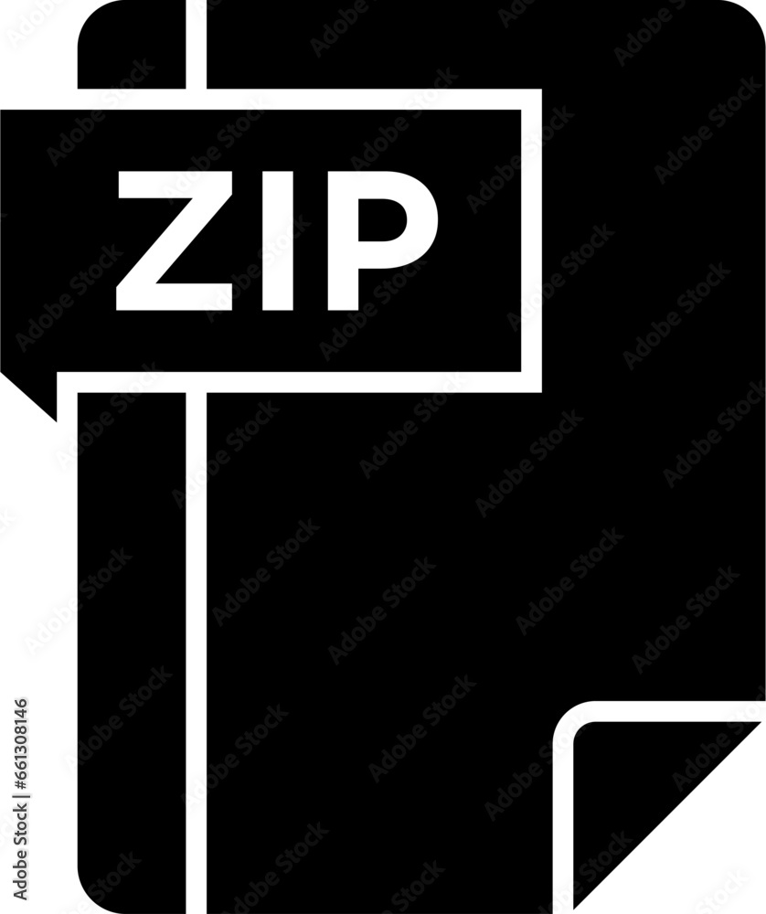 Vetor De Zip Icon Symbols Pictograms Design Elements Visual
