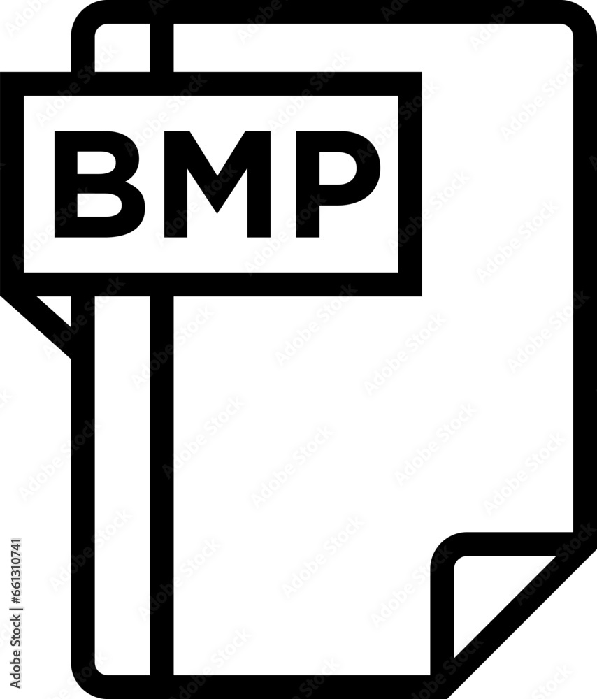 BMP Icon symbols pictograms design elements visual representations ...