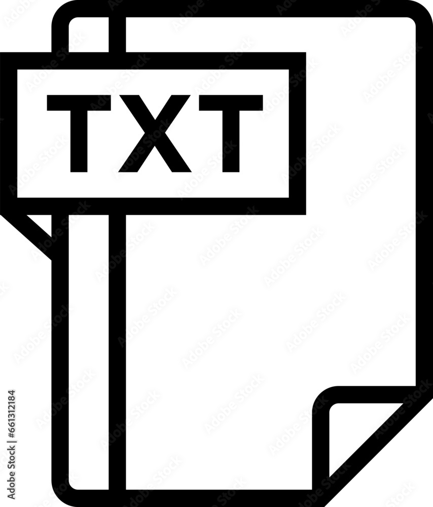TXT Icon symbols pictograms design elements visual representations ...