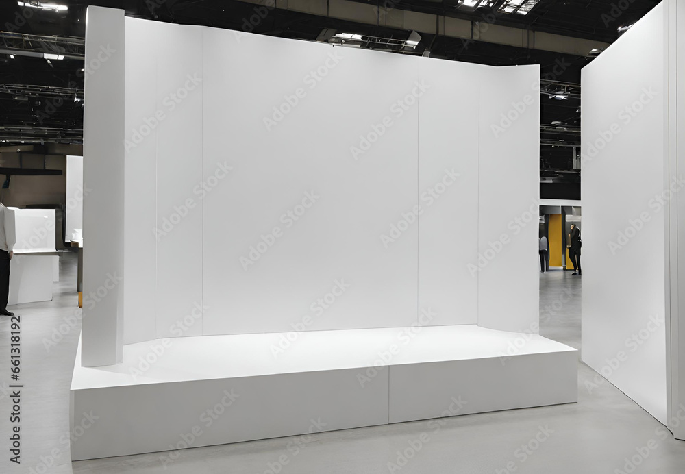 Exhibition Stand on Wall, Wall-Mounted Display Stand, Trade Show Booth ...