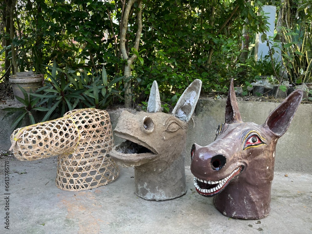 Mask Making culture of Majuli Assam ; the process of mask making ...