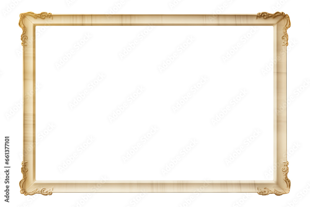 Horizontal frame mockup isolated on transparent background PNG Stock ...