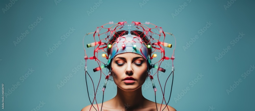 Neuroscience Lab EEG Scanning Brain Waves Study of brain waves using ...