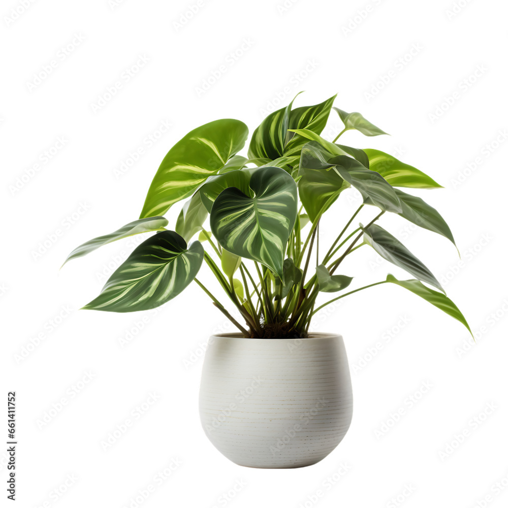 Indoor Plant in the Pot Isolated on Transparent or White Background ...