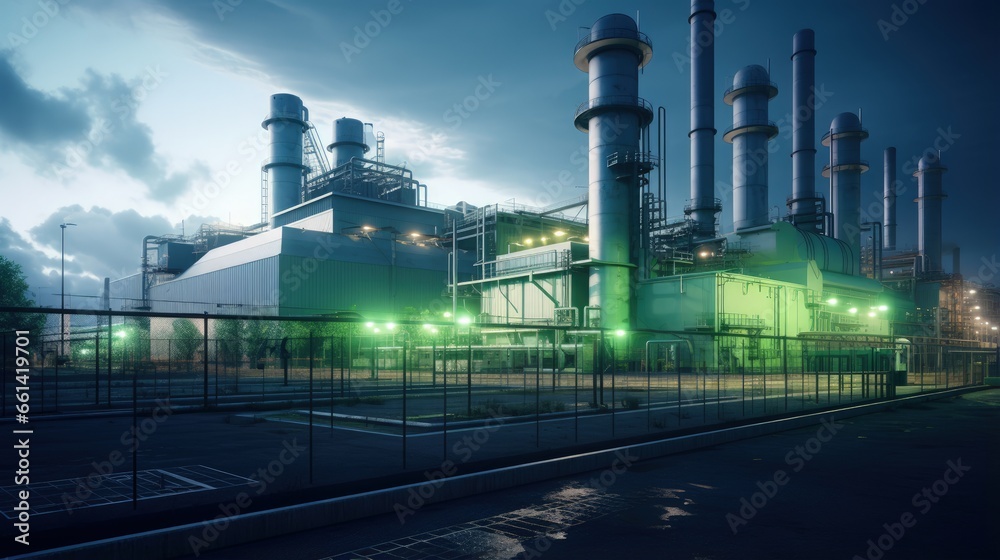 Clean green and safety electricity generation power plant in the ...