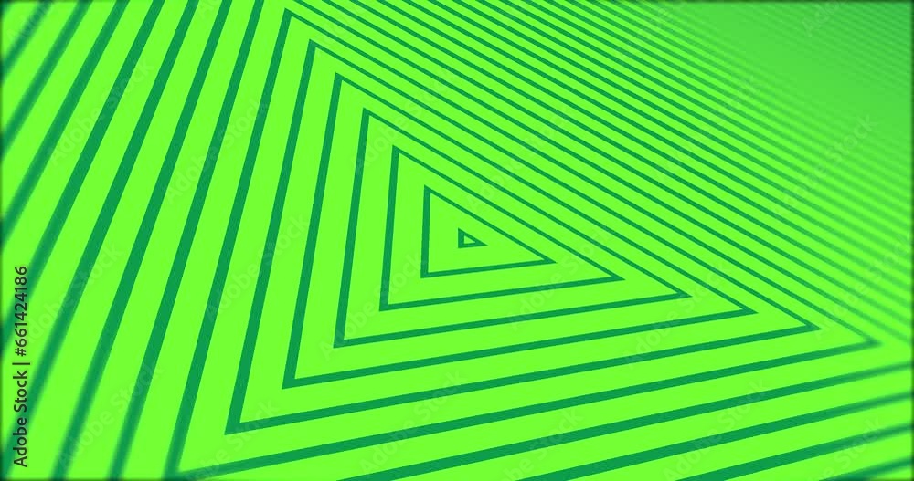 Abstract growing triangle radio wave rings animated background ...