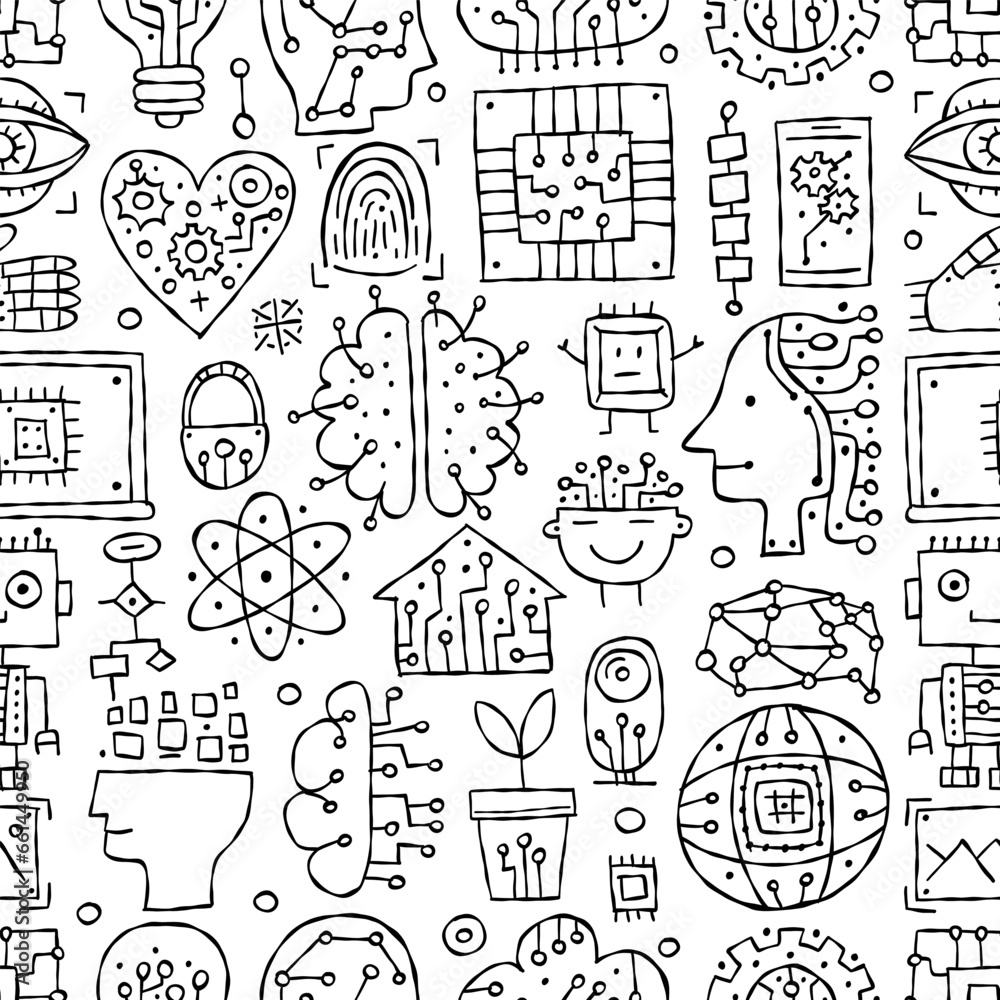 Poster Artificial intelligence concept art – Wall Art | UkPosters