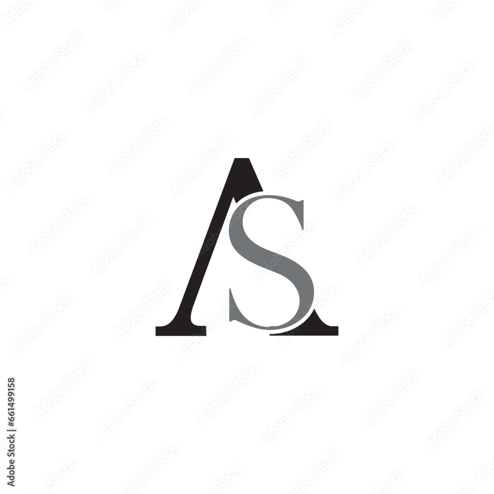 A,S logo,letter A,S logo,brand logo AS,SA. letter A S logo, SA AS ...