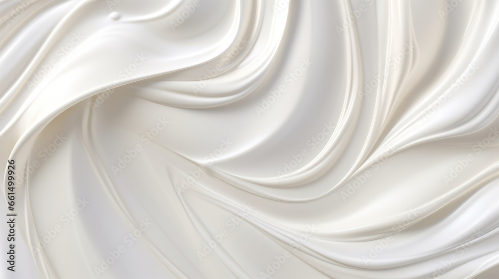White cream texture for applying the face skin and body on background ...