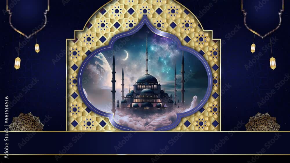islamic background , muslim mosque , islamic design video wallpaper, 4K ...
