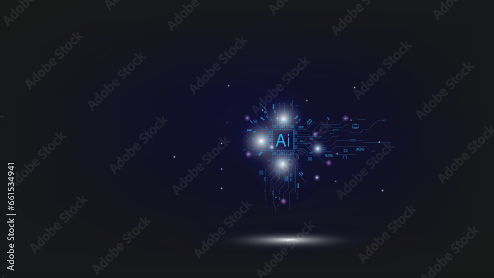 artificial intelligence AI technology for intelligent artificial intelligence enter commands to ...