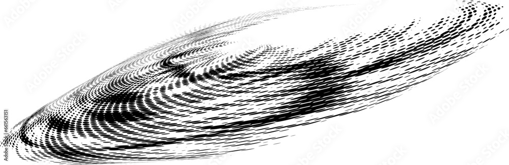 Fototapeta A dynamically rotating bunch of point rays, twisted and ... Fototapeta A dynamically rotating bunch of point rays, twisted and ...