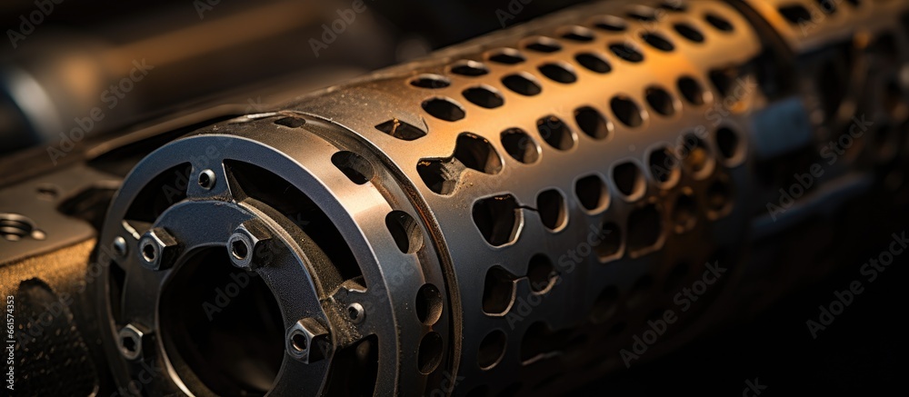 A tool for creating holes in oil and gas wells to allow the flow of gas ...