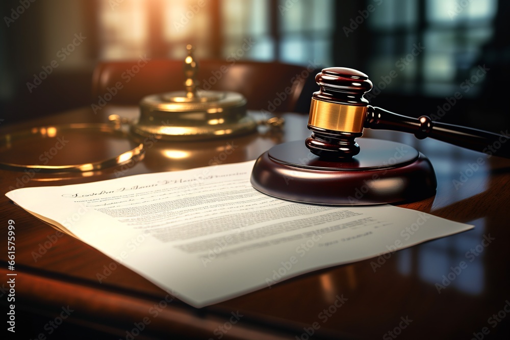 Signature of Trust: A legal document's signature and seal symbolize ...