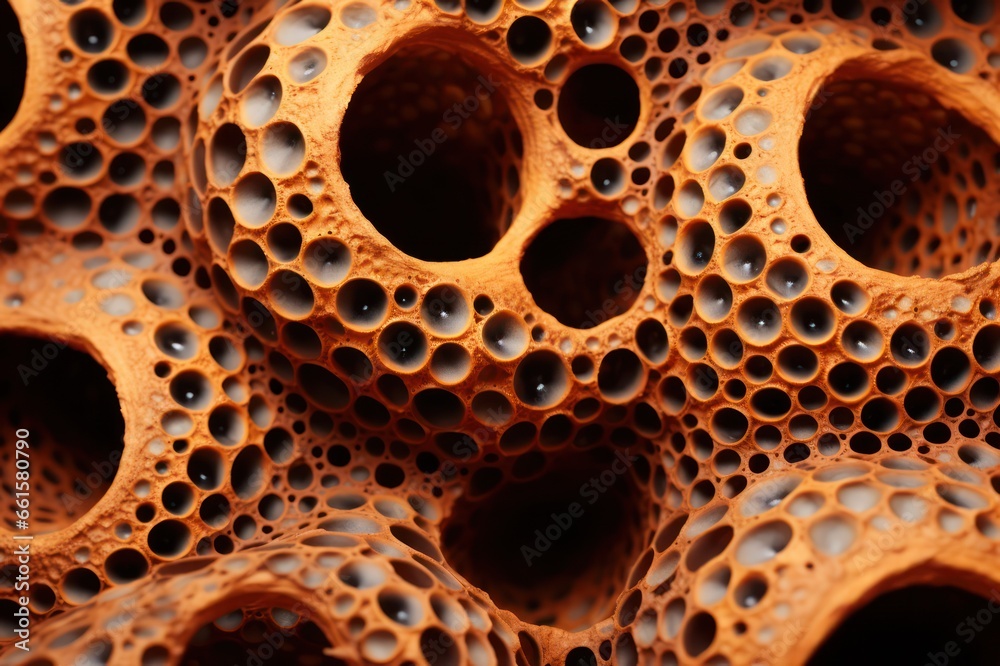 holes in the wall texture background. Trypophobia fear abstract ...