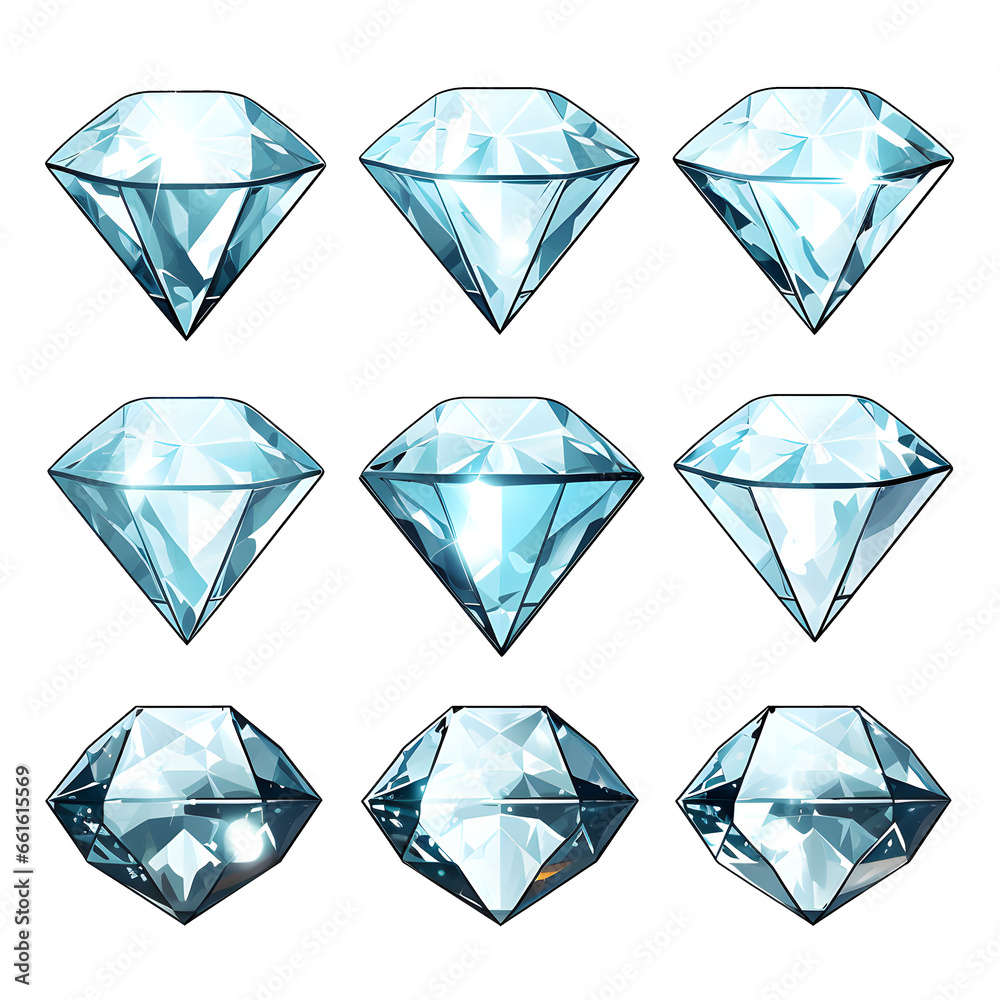 cartoon clipart of Diamonds, culture clipart, transparent background ...