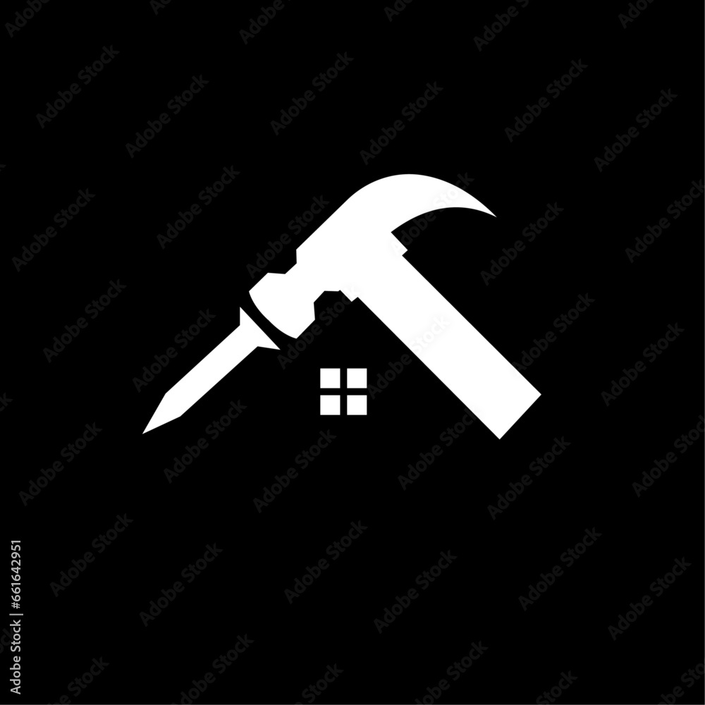 Roofing Vector graphic logo design. Logotype eps svg png. Creative ...
