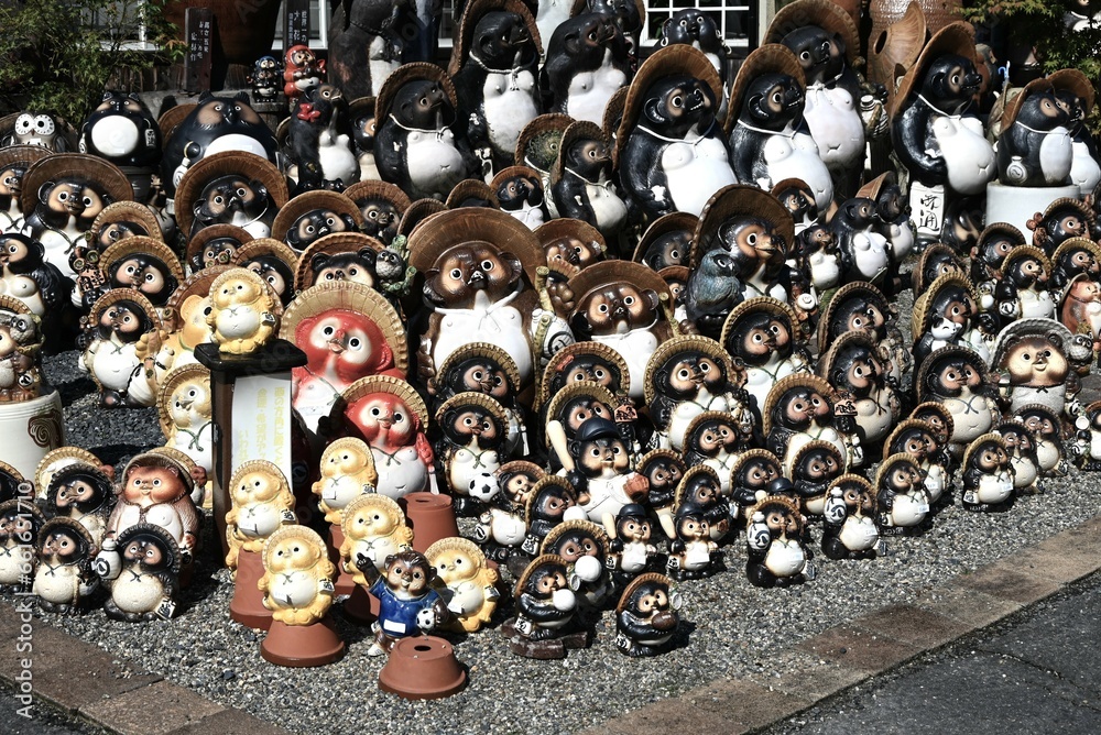Japan tourism. Famous pottery. Famous pottery Shigaraki Ware. It is ...
