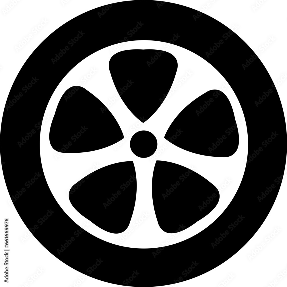 wheel Rubber Tier icon for business for your website. To make ...