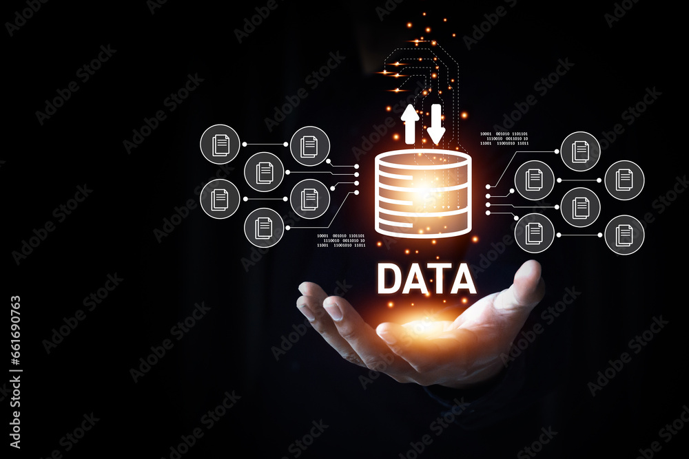 Cloud computing data management technology system for computer network ...