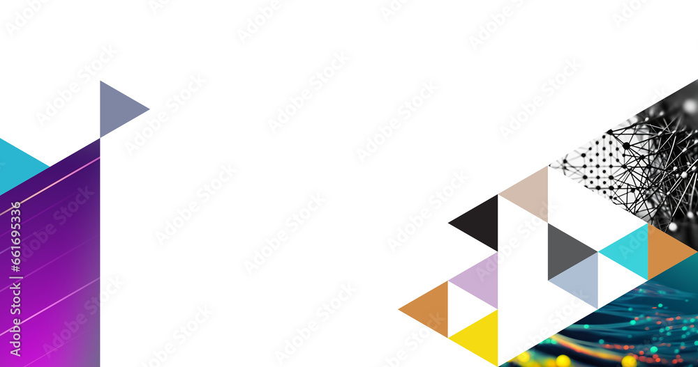 Ultra modern design collage style abstract background with copy space ...