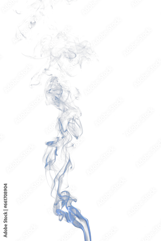 Digital png illustration of blue smoke rising on transparent background ...