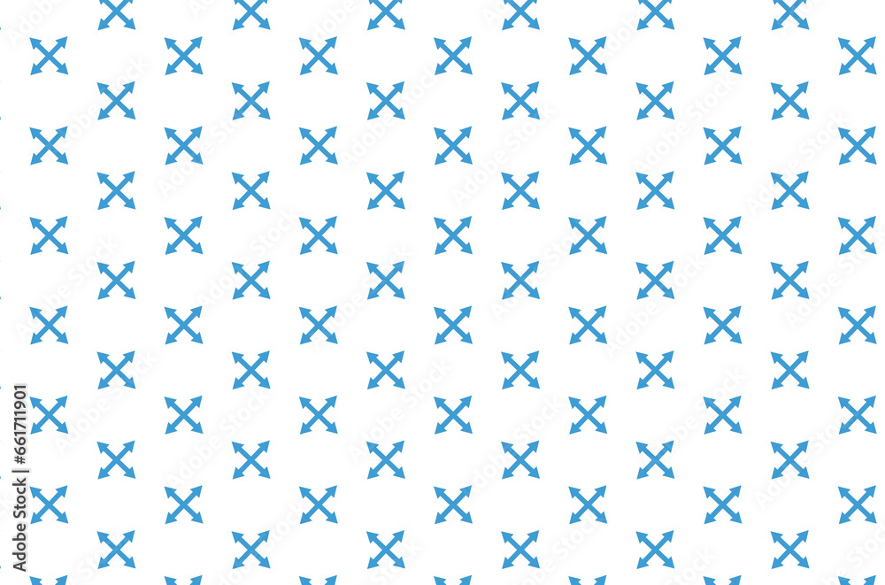 Digital png illustration of blue pattern of repeated arrows on ...