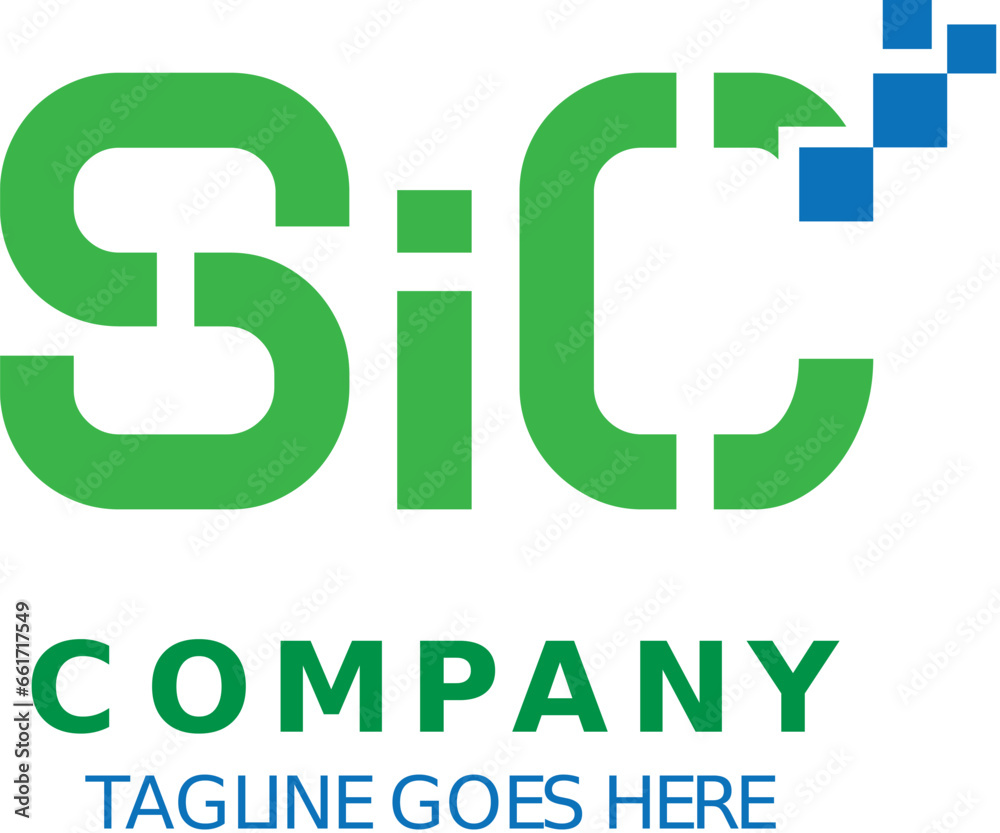 SIC, SIC healthcare tech logo, Technology Logo, Health logo, wordmark ...