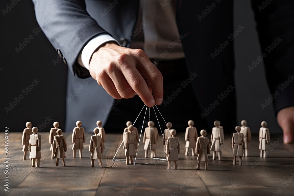 Visualize a person explaining the principles of servant leadership and ...