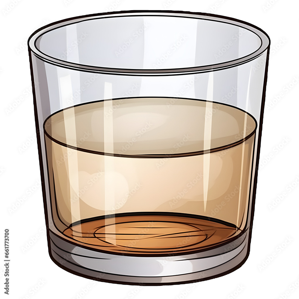 cartoon clipart of Lowball Glass, glass clipart, alcohol clipart ...